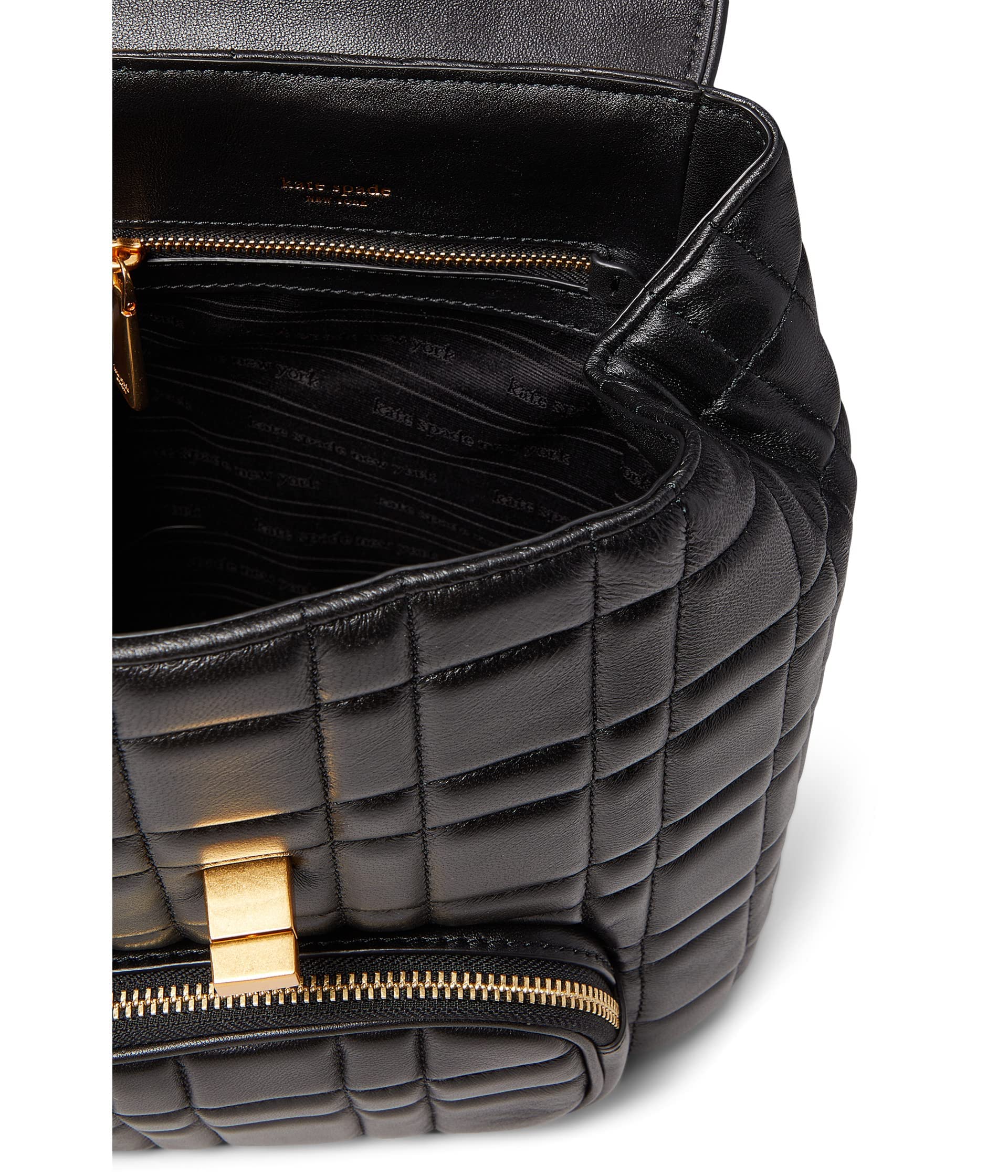 Kate Spade New York Evelyn Quilted Backpack Black One Size
