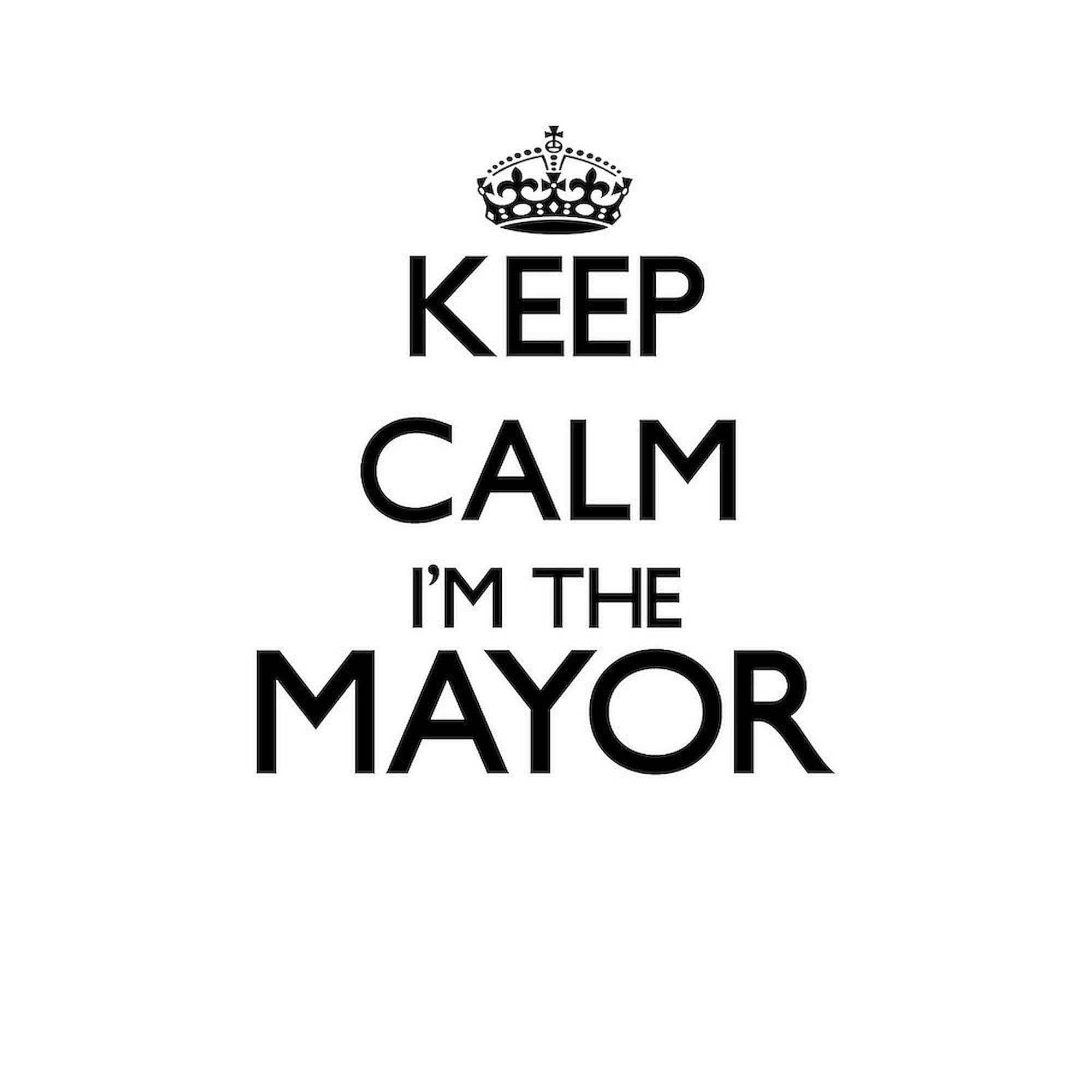 CafePress Keep Calm I'm The Mayor Mugs Ceramic Coffee Mug, Tea Cup 11 oz
