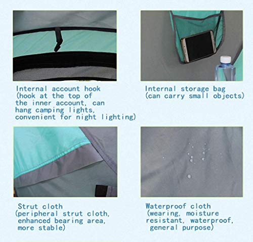 AyfeS Tent for Camping Camping Tent 4 with 2 Doors 2 Windows Automatic Pop Up Waterproof Instant Tent for Outdoor Hiking Large Space for Picnic Outdoors