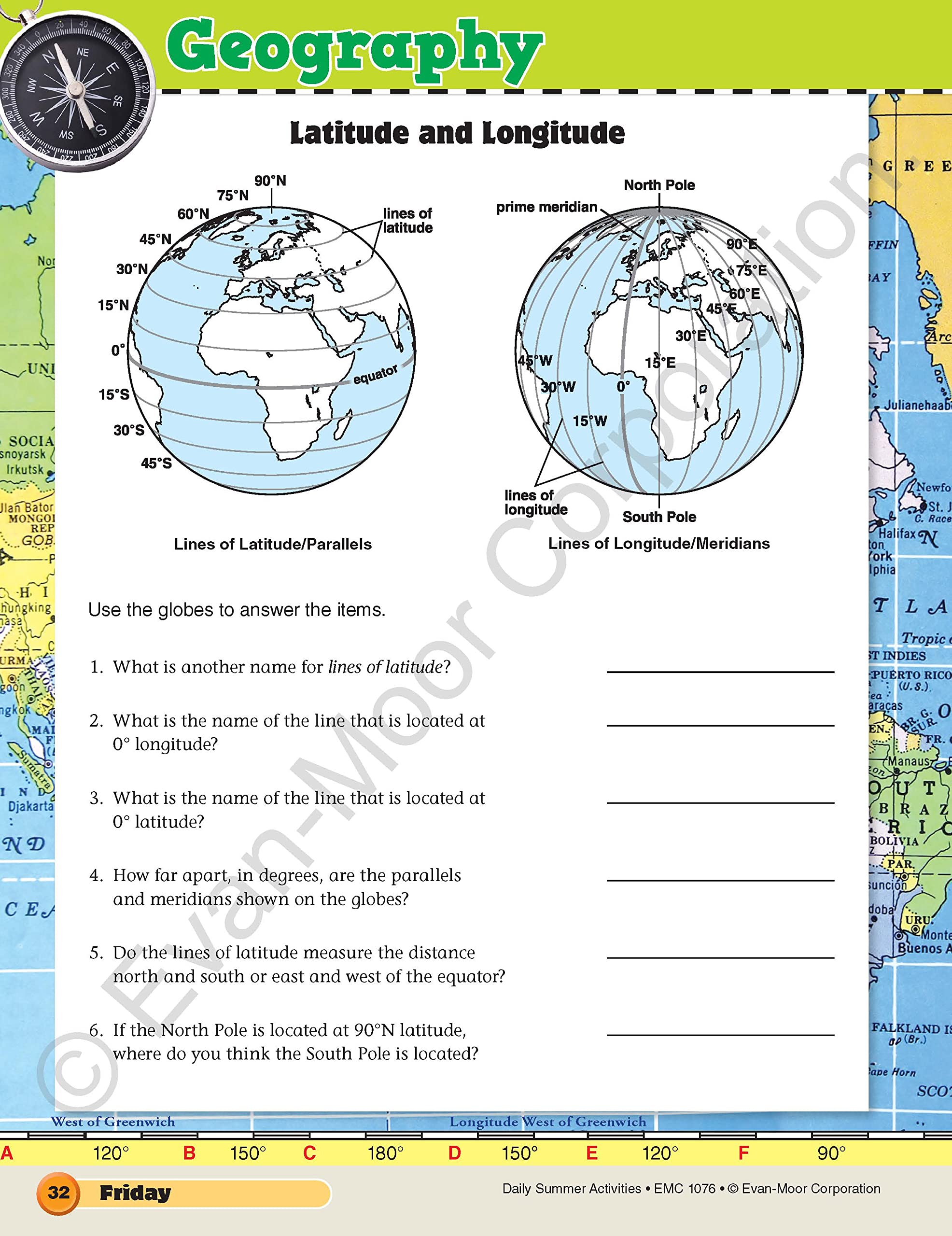 Evan-Moor Daily Summer Activities, Grade 5-6