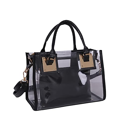 sikiwind Transparent PVC Shoulder Crossbody Bags Women Handbag Fashion Jelly Clear Beach Shopping Tote Female Travel Clutch