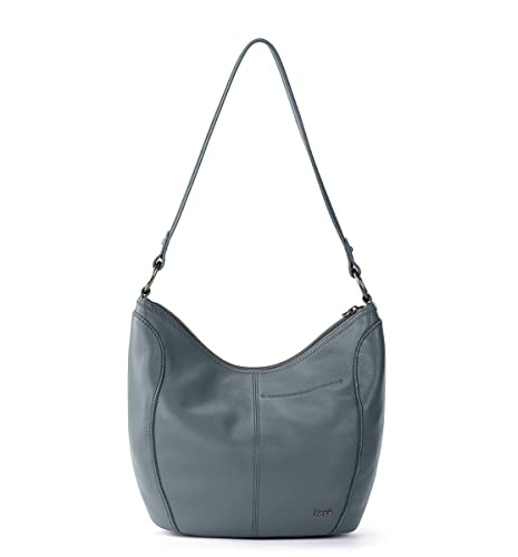 The Sak womens Iris Leather Large Hobo, Dusty Blue Ii, One Size US
