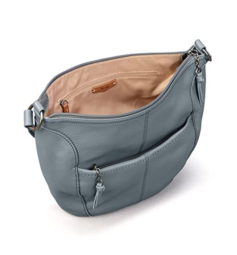 The Sak womens Iris Leather Large Hobo, Dusty Blue Ii, One Size US