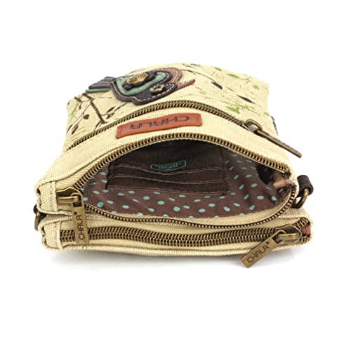 CHALA Safari Bird Double Pocket Xbody - Sand