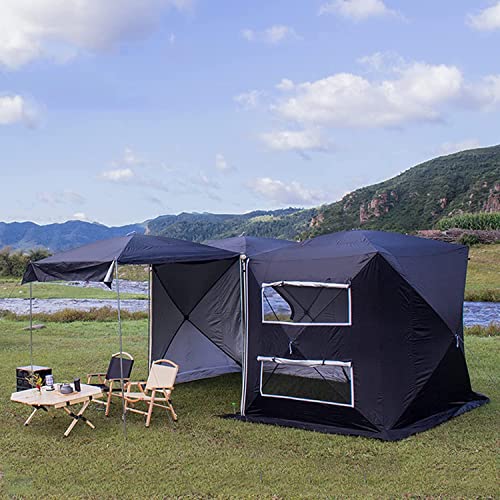 MERAXI Car Rear Tent Automatic Pop Up Tailgate Tent Rear Door Hatch Tent - SUV Trunk Tents Car Tail Tent with Big Screen & Extendable Awning