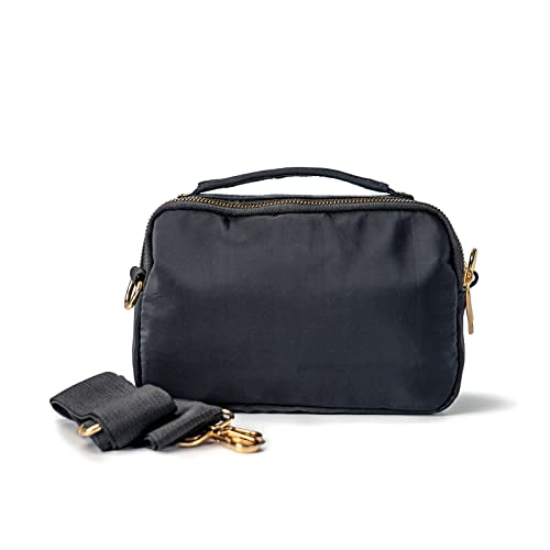 KEDZIE Coast to Coast Crossbody Bag for Women Shoulder Purse Messenger Wallet Lightweight Bag - Black