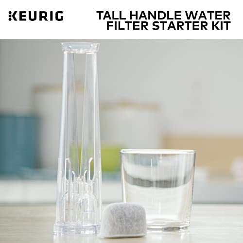 Keurig Tall Handle Water Filter Starter Kit, Comes with Handle and 2 Replacement Water Filters, Compatible with Select Keurig Coffee Makers