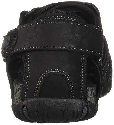 Nunn Bush Men's Rio Bravo Fisherman Closed Toe Outdoor Sandal, Black, 11 Wide