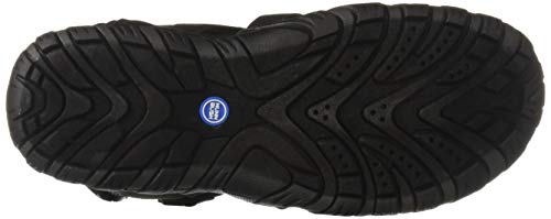 Nunn Bush Men's Rio Bravo Fisherman Closed Toe Outdoor Sandal, Black, 11 Wide