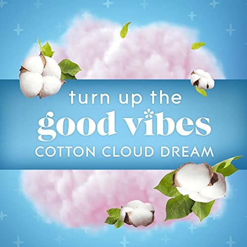 Glade Candle Cotton Cloud Dream, Fragrance Candle Infused with Essential Oils, Air Freshener Candle, 3-Wick Candle, 6.8 Oz, 3 Count