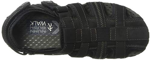 Nunn Bush Men's Rio Bravo Fisherman Closed Toe Outdoor Sandal, Black, 11 Wide