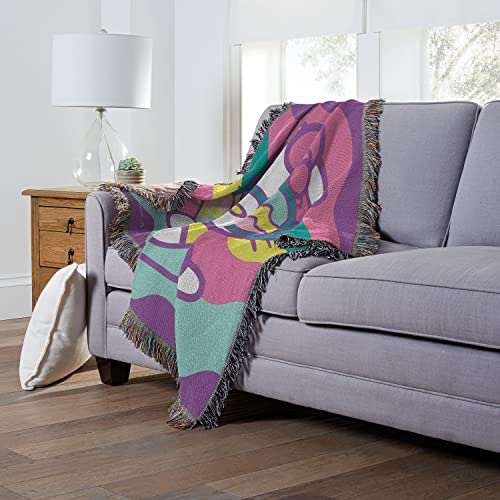 Northwest Woven Tapestry Throw Blanket, 48" x 60", Hello Kitty Cool Kitty