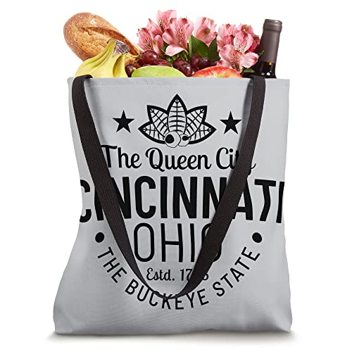 Cincinnati Ohio The Queen City Estd 1788 Souvenir Tote Bag