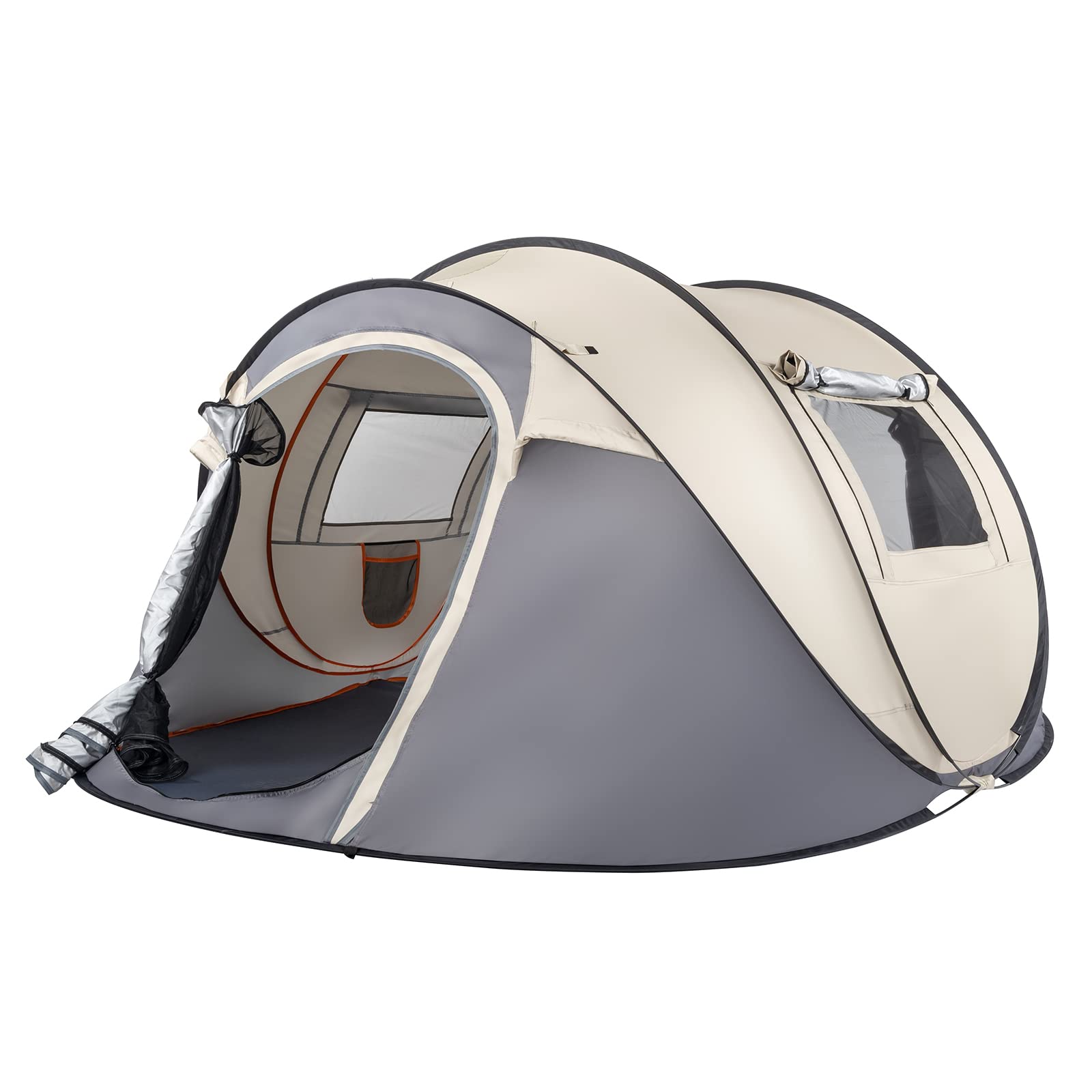 Outvita Family Camping Tent - Portable, Waterproof, UV Protection, Pop Up