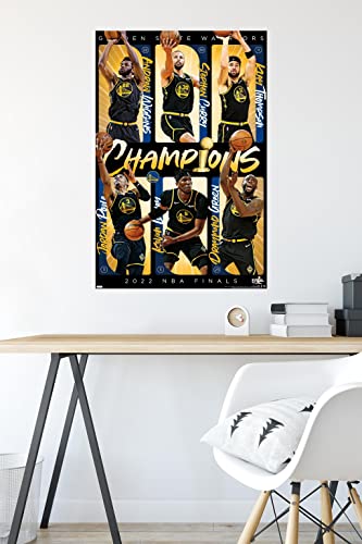 Trends International NBA Golden State Warriors - 2022 Commemorative NBA Finals Champions Wall Poster