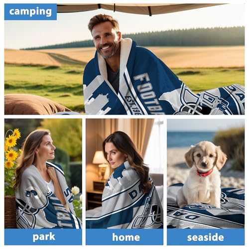 Nmdswov 60" X 50" Throw Blanket - Ideal Gift for Fans - Lightweight and Warm Sofa, Bed, Couch, or Chair Blanket for Men Women Youth