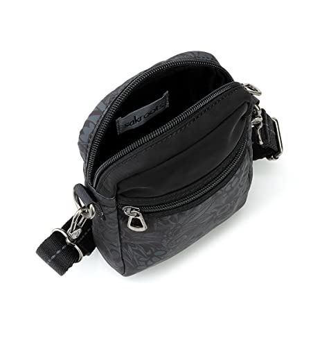 Sakroots womens On the Go Smartphone Mini Crossbody, Black Spirit Desert, One Size US