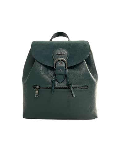 COACH Womens Kleo Backpack (QB/Forest) Medium