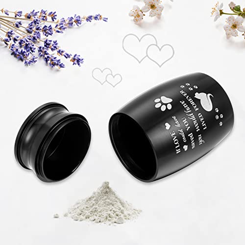 Small Cremation Urns for Pet Ashes Mini Cat Paw Keepsake Urn 2.8" Aluminium Small Ashes Urns Mini Urn for Cat Ashes Holder