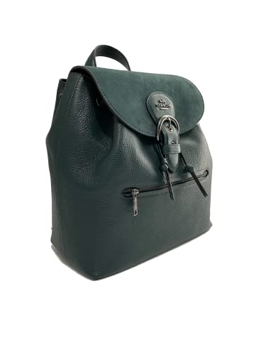 COACH Womens Kleo Backpack (QB/Forest) Medium