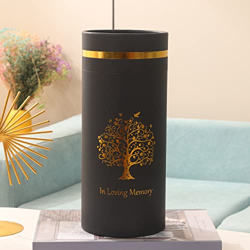 Tree of Life Eco Scattering Urn – Biodegradable Scatter Tube for Ashes - Cremation Urn for Human Ashes - Urns for Ashes Male Female (Large)