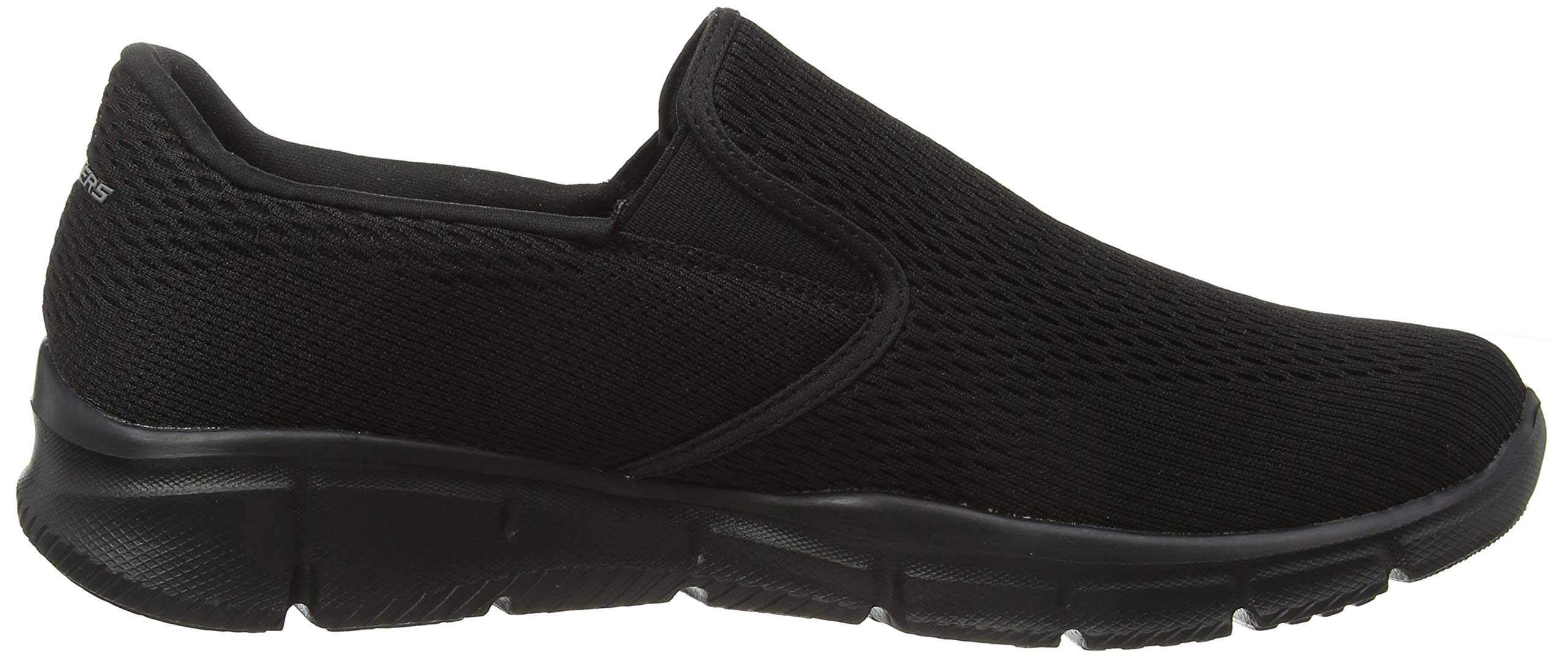 Skechers mens Equalizer Double Play Slip On Loafer, Black, 11.5 Wide US