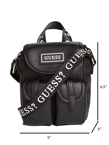 GUESS Women's Rainbow Logo Backpack Style Crossbody Mini Bag Handbag