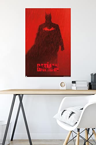 Trends International DC Comics Movie The Batman - Batman Teaser One Sheet Wall Poster, 22.375" x 34", Unframed Version