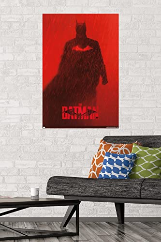 Trends International DC Comics Movie The Batman - Batman Teaser One Sheet Wall Poster, 22.375" x 34", Unframed Version