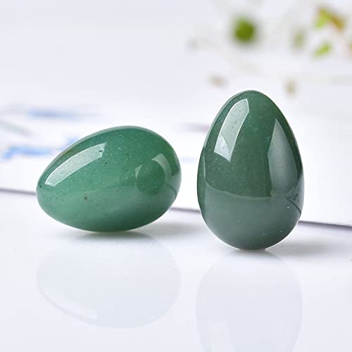 Natural Opal Pink Crystal Topaz Crystal Egg Sphere Sculpture Reiki Healing Crystal Gemstone Stone Quartz Egg Divination Figurine with Wood Stand for Home Decoration (7 Eggs)