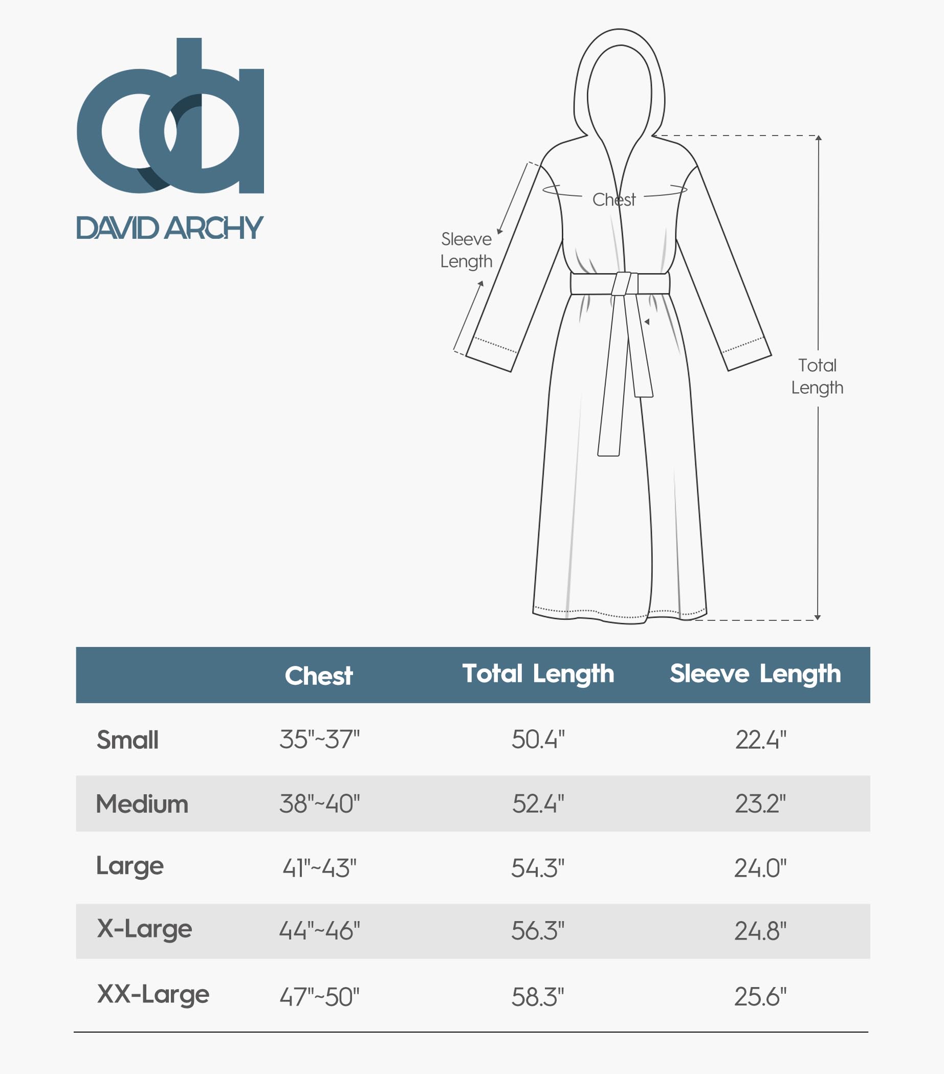 DAVID ARCHY Men's Soft Plush Fleece Robe Full Length Hooded Long Bathrobe for Men with Hood (L, Red- Shu Velveteen)