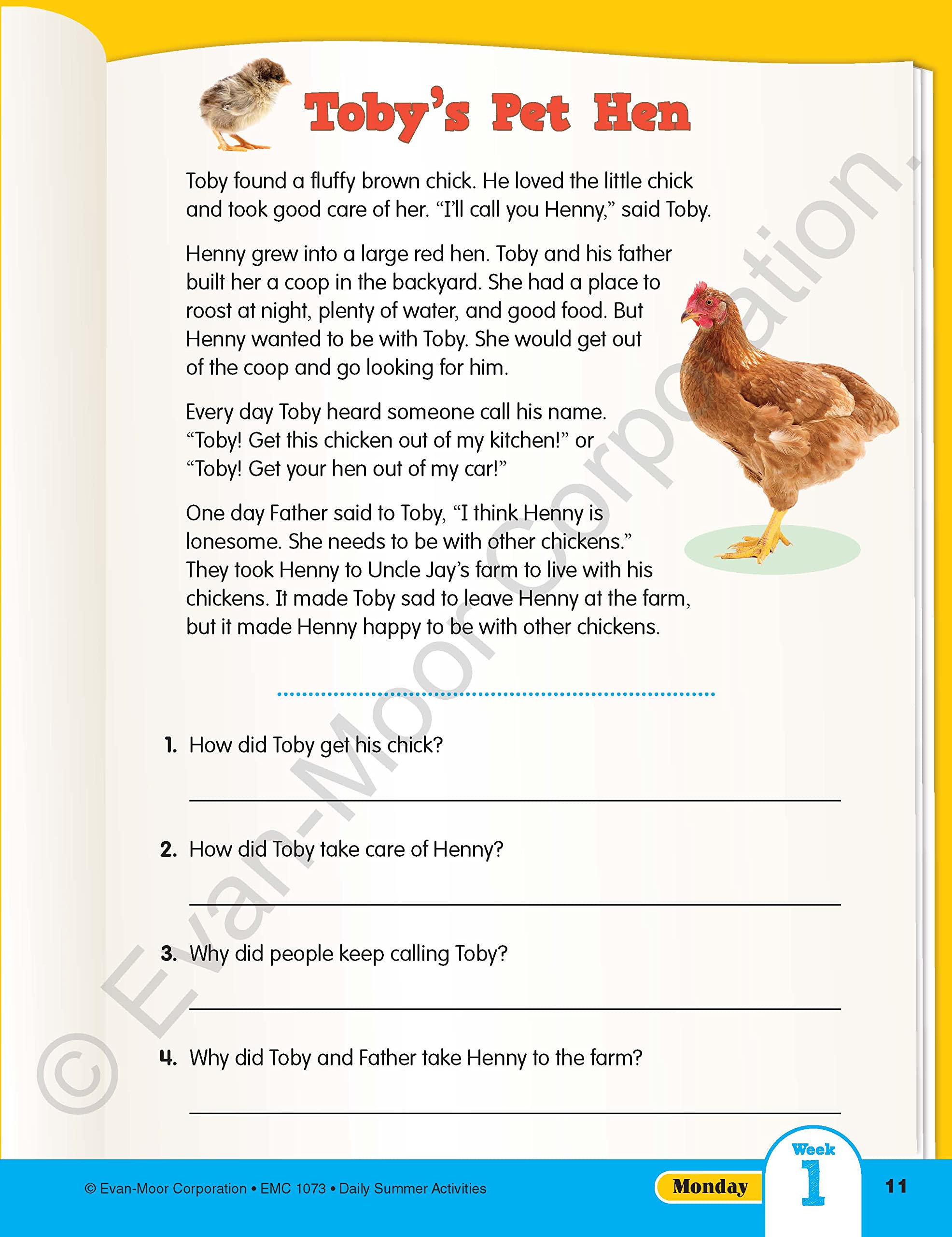 Evan-Moor Daily Summer Activities, Grade 2-3