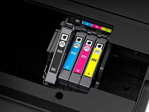 Epson Workforce WF-2860 All-in-One Wireless Color Inkjet Printer - Print Scan Copy Fax - Ethernet, NFC, 2.4" Touchscreen, 14 ppm, 4800 x 1200 dpi, Auto 2-Sided Printing, 30-Sheet ADF, Voice Activated