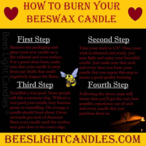 Honeybee Candle Gift Set / 100% Beeswax/Clean Burning/All Natural Candles/Pillar/Honeycomb/Bee Hive/Pure Bees Wax/Cute Votive