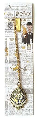 Paper House Productions Harry Potter Knockturn Hogwarts Crest Enamel Charm Chain & Clip Bookmark