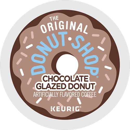 The Original Donut Shop Coffee Chocolate Glazed Donut Keurig Single-Serve K-Cup Pods, Medium Roast Coffee, 96 Count
