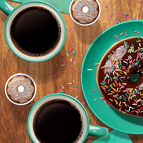 The Original Donut Shop Coffee Chocolate Glazed Donut Keurig Single-Serve K-Cup Pods, Medium Roast Coffee, 96 Count