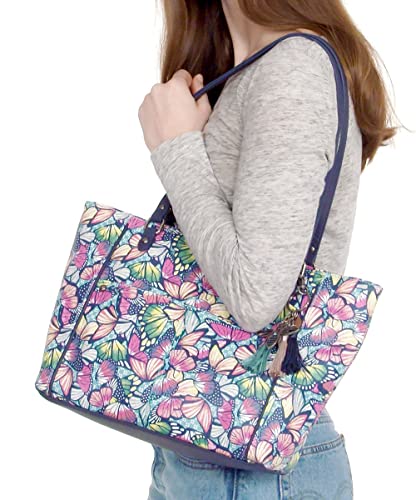 Sakroots Artist Circle Medium Tote River Peace