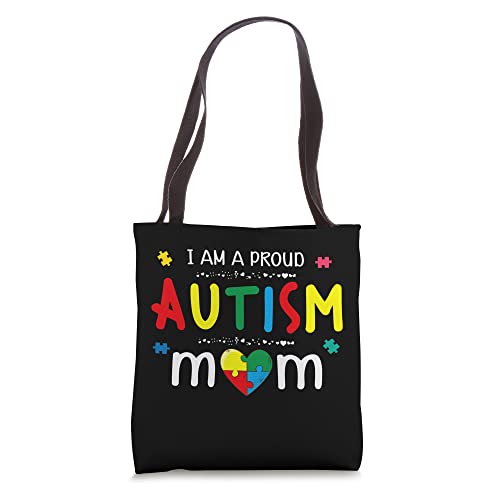 Be Kind Autism Awareness - Proud Autism Mom #AutismAwareness Tote Bag