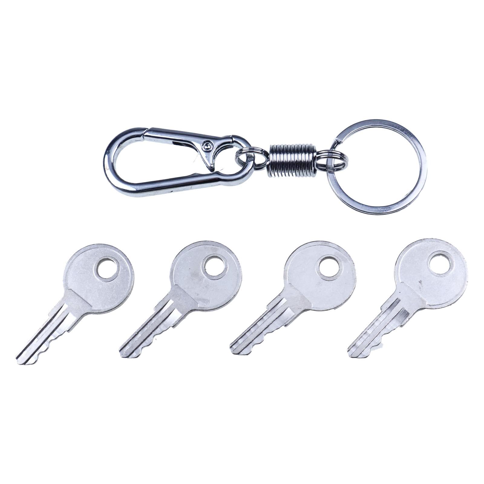 ZTUOAUMA 4X RV Keys CH751 for RV Compartments Campers Cabinet Door Hatch Locks Carts T-Handles Pickup Shells Tool Boxes Trash Laundry Chutes Sprinkler Controllers