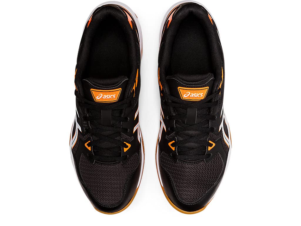 ASICS Men's Gel-Rocket 10 Volleyball Shoes, 7, Black/Shocking Orange