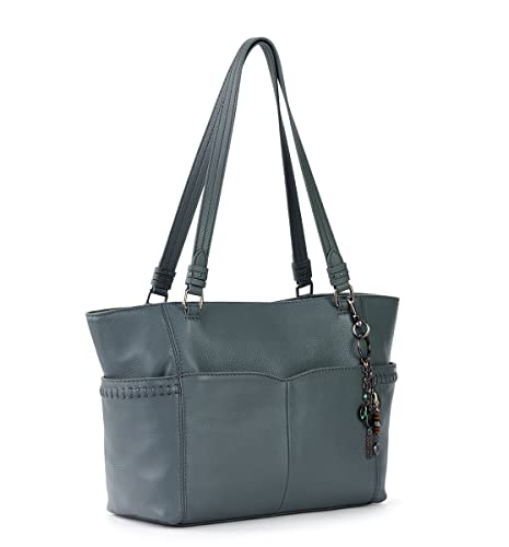 The Sak womens Sequoia Leather Tote, Dusty Blue Ii, One Size US