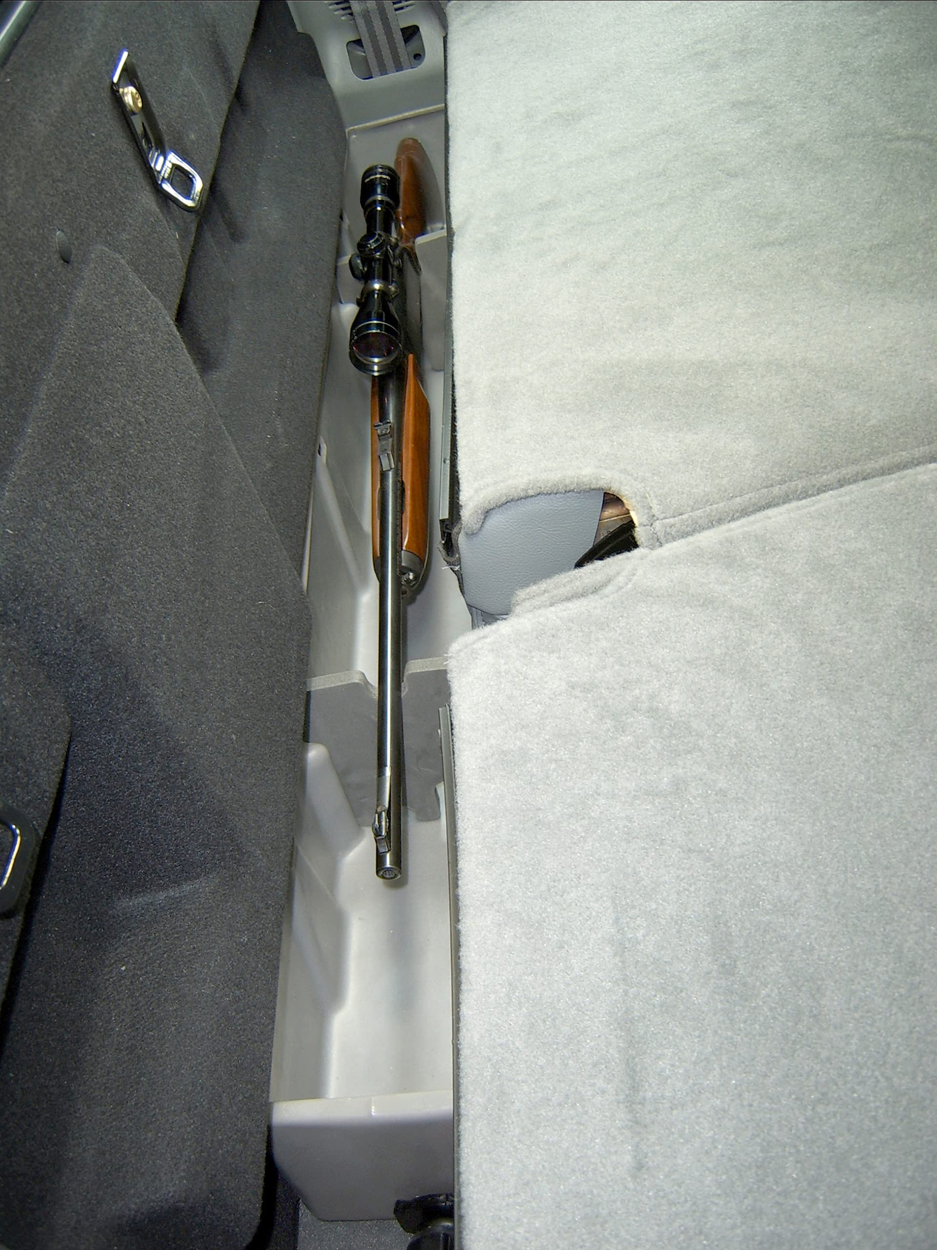 DU-HA Behind-the-Seat Storage Fits 00-07 Ford F-250 thru F-550 Super Duty Crew Cab & Regular Cab, Black, Part #20025