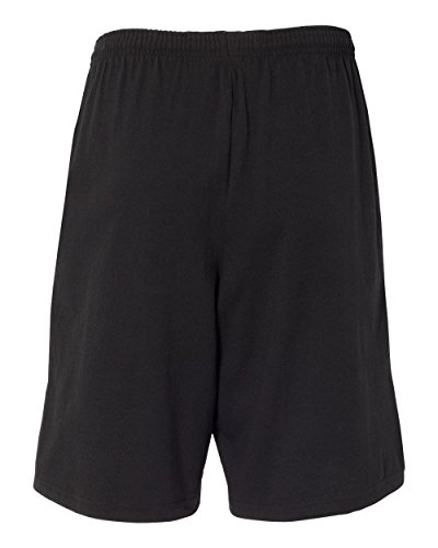 Champion 9" Inseam Cotton Jersey Shorts with Pockets L Black