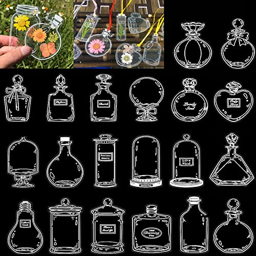 Ansbell 40 Pieces Bookmarks, Book Markers, Transparent Dried Flower Bookmarks, Pressed Flower Bookmark, Flower Bookmark Maker, Bookmarks for Women, Magnetic Bookmarks, Bookmarks for Book Lovers.