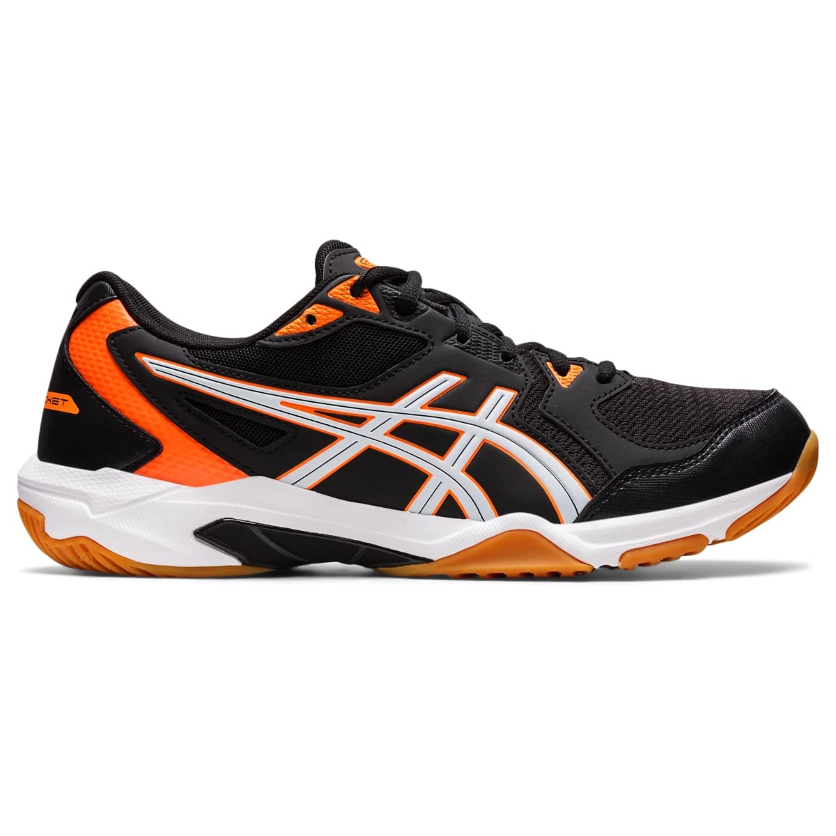 ASICS Men's Gel-Rocket 10 Volleyball Shoes, 7, Black/Shocking Orange