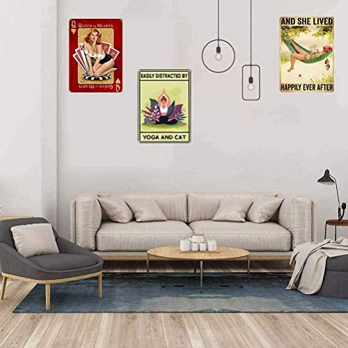 Nichpedr Retro Round Sign Firefighter fire Department Decor Poster No Frame Metal Tin Sign Hanging Plaque Kitchen Poster Cafe Bar Pub Store Man cave Art Novelty Designs 12 X12 in