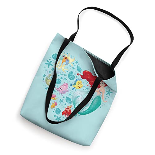 Disney The Little Mermaid Ariel Under the Sea Heart Tote Bag