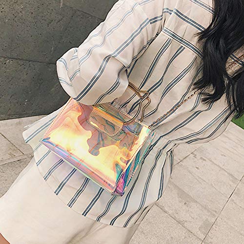 Flap Cat Handbag Chain Shoulder Women Bag Bag Lnclined Mini Shoulder Bag Clear Shoulder Bag