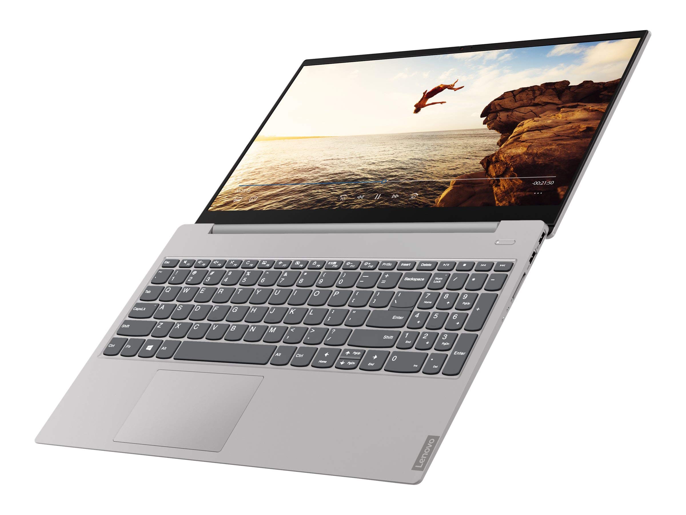 Lenovo IdeaPad S340 81N8001LUS 15.6" FHD Laptop - Intel Core i5-8265U, 8GB RAM, 256GB SSD, Windows 10 - Platinum Grey